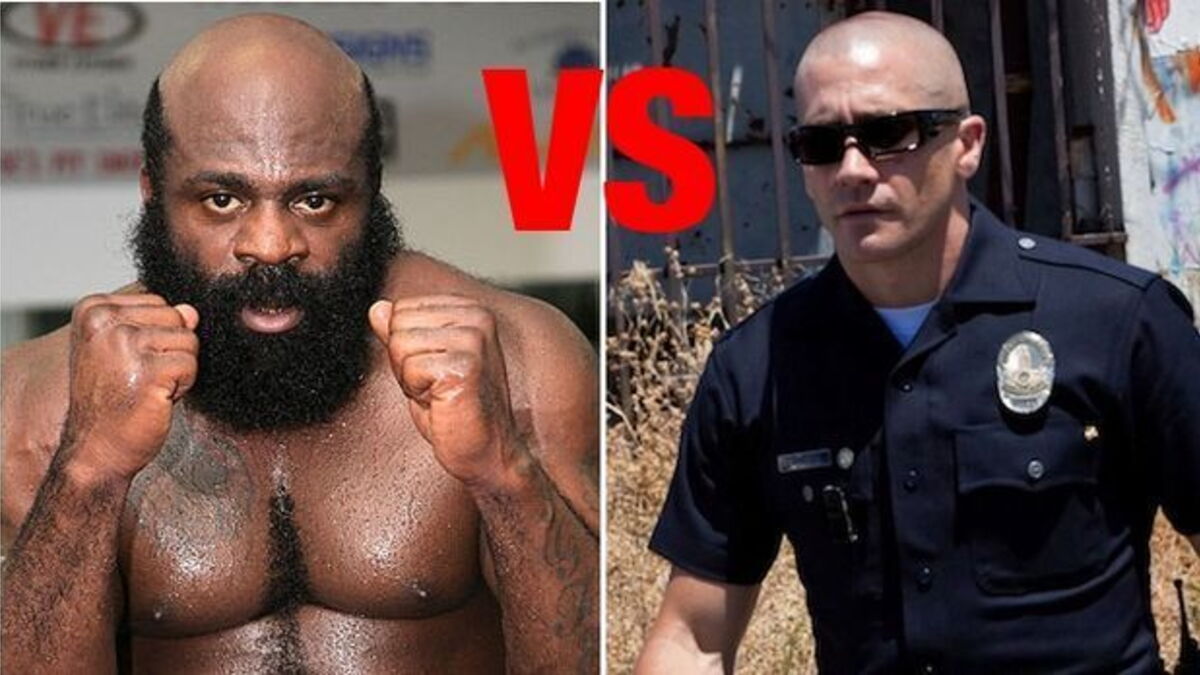 Streetfight: Kimbo Slice kämpft gegen einen Polizisten! Wer dominiert ...