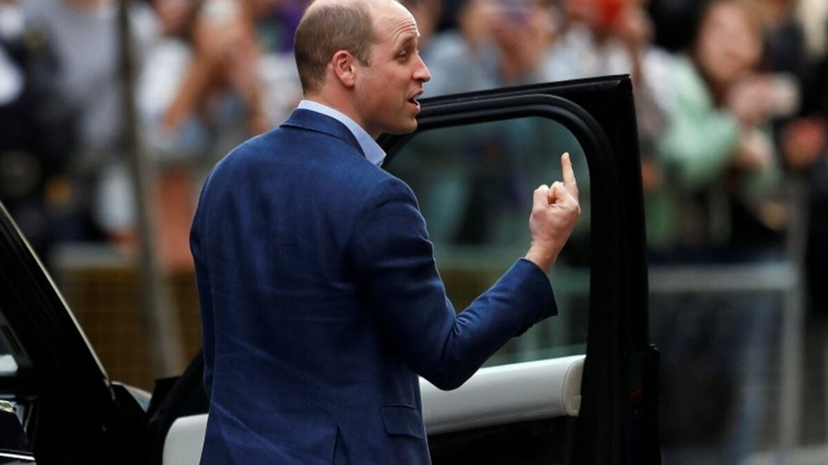 Stinkefinger: Was ist bloß in Prinz William gefahren?