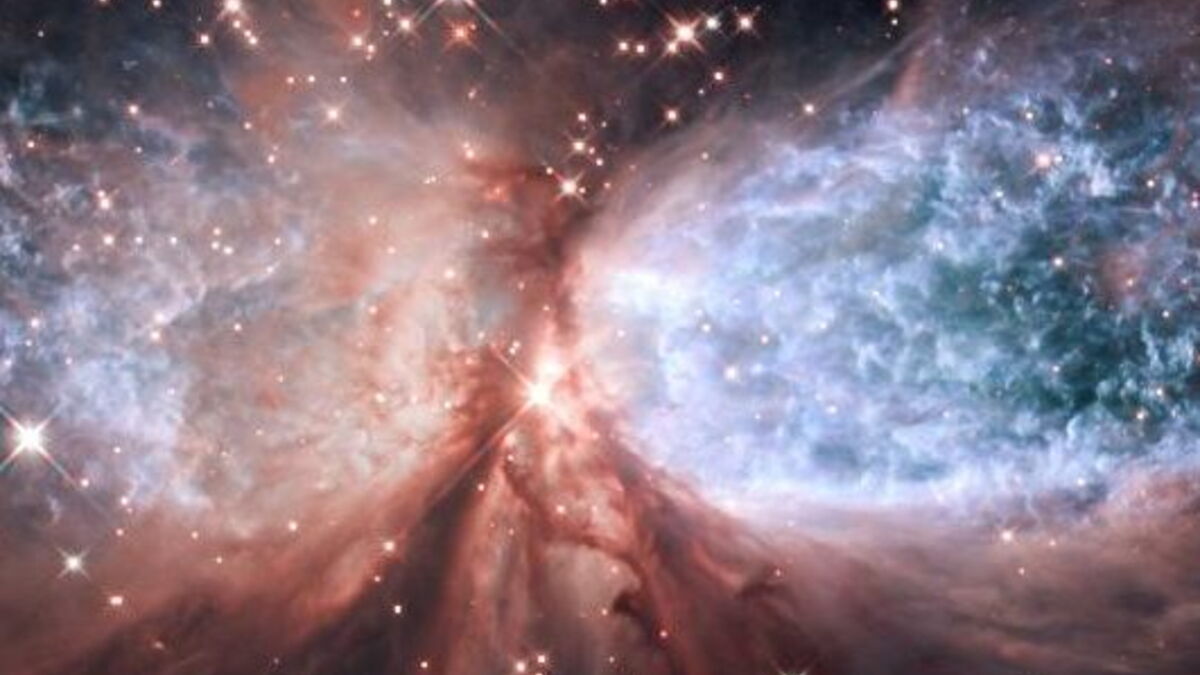 La NASA dévoile une image de nébuleuse en forme d’ange