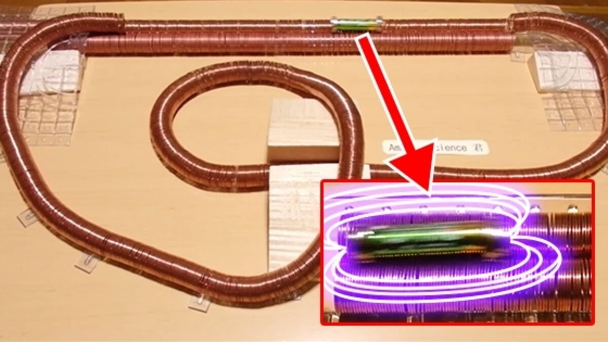 Découvrez la nouvelle version du train magnétique le plus simple du monde