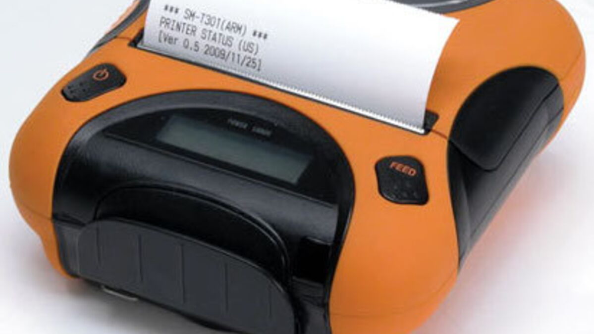 SM-T300 : une imprimante portable...Et robuste