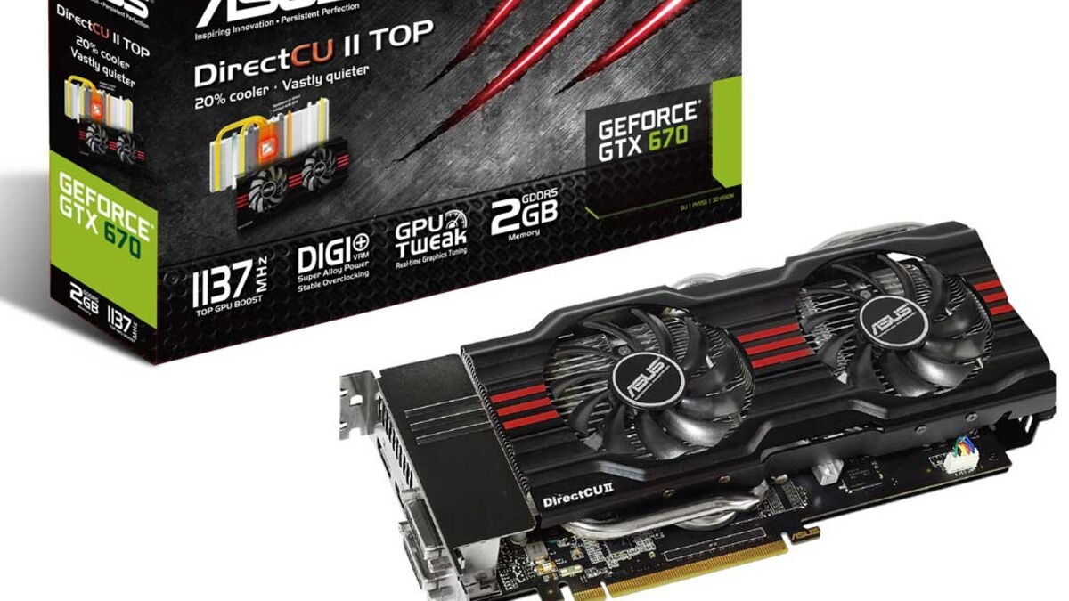 Asus dévoile la GeForce GTX 670 DirectCU II TOP