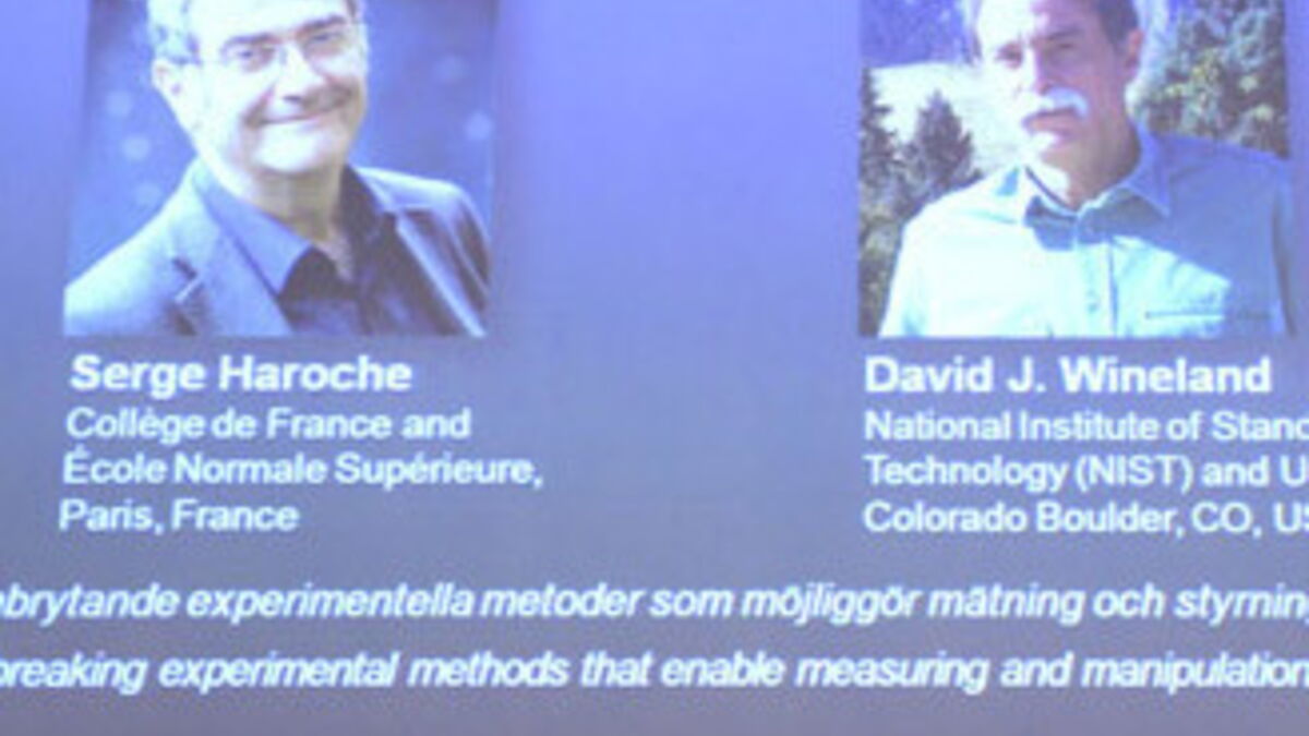 Prix Nobel de Physique : Serge Haroche et David Wineland primés pour ...