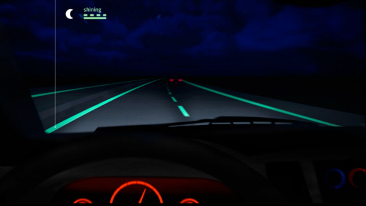 Bientôt des routes luminescentes pour économiser l’électricité