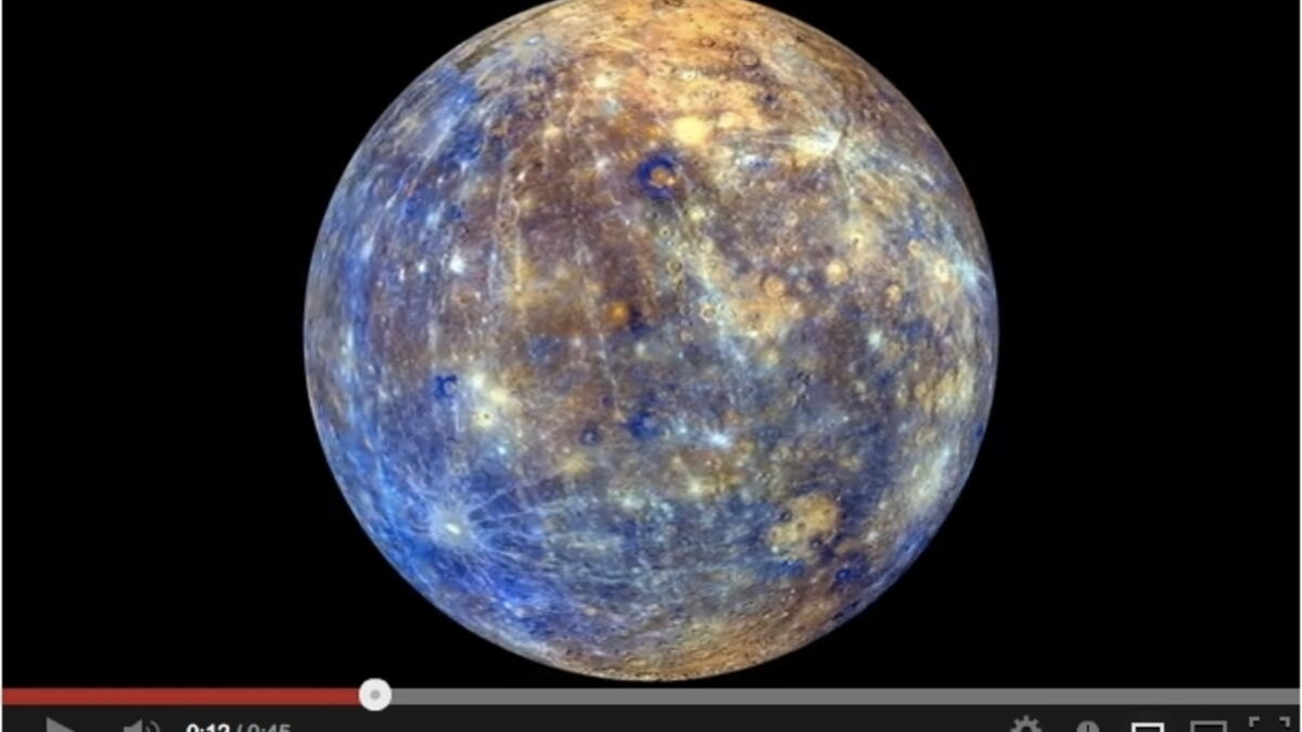 Mercure : la NASA dévoile en vidéo la nouvelle cartographie de la planète