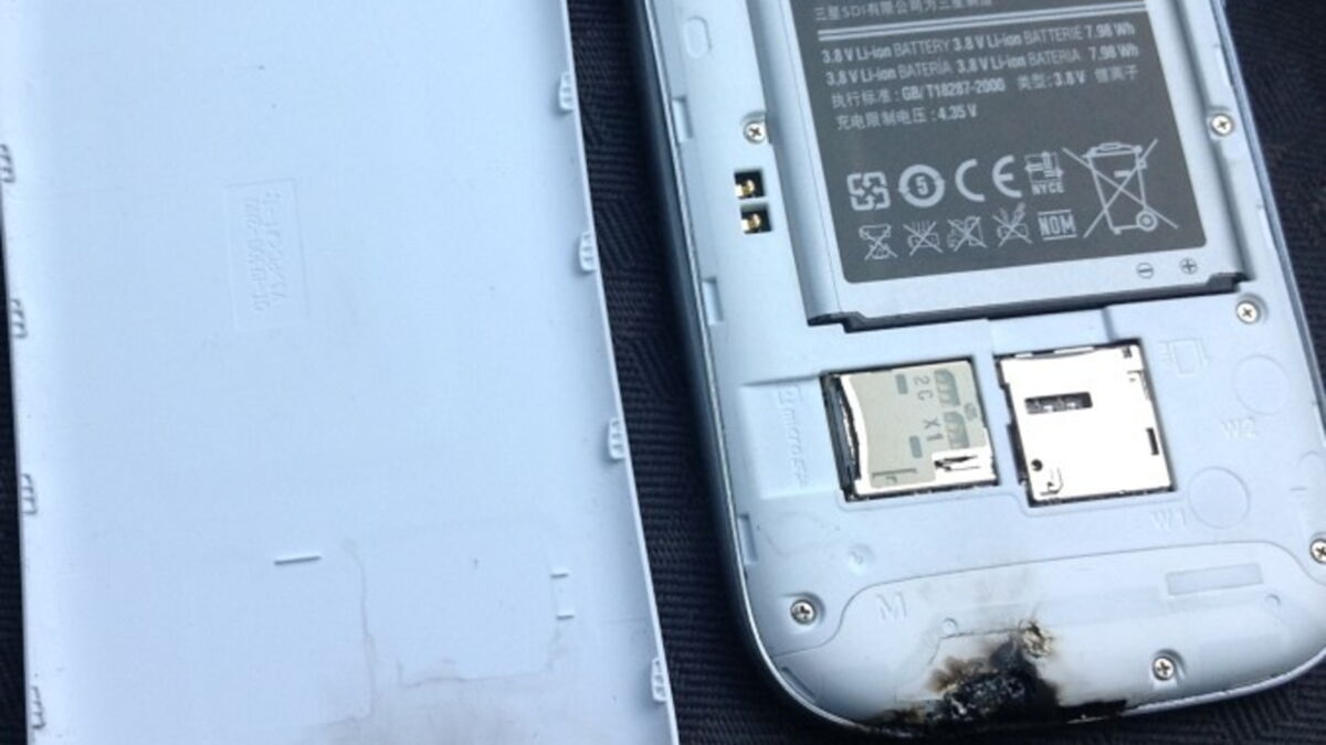 Photos : Samsung : nouvelle explosion d'un Galaxy S