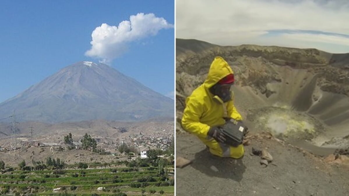 Le Misti, troisième plus grand volcan du monde, s'est réveillé au Pérou