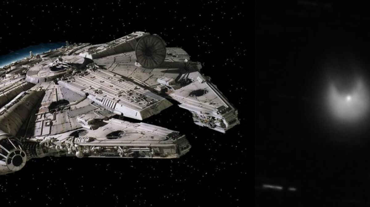 INCROYABLE : cette comète a la forme du Millennium Falcon de Starwars