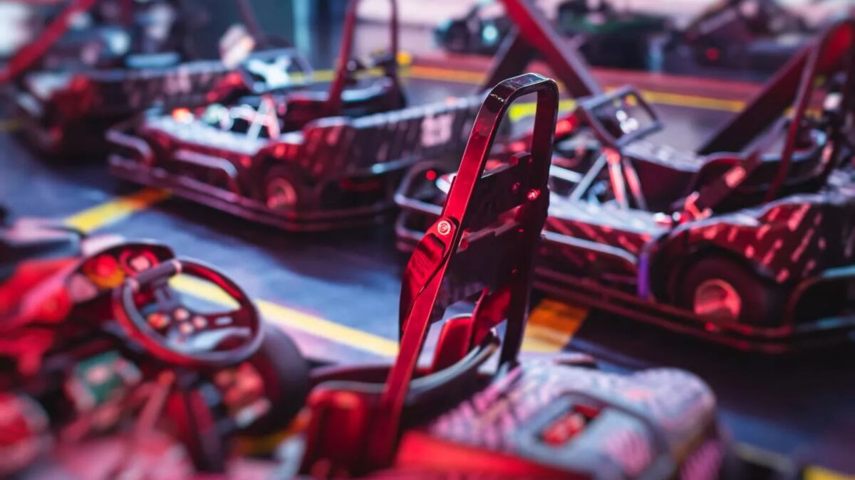 Un circuit de karting géant bat un record du monde