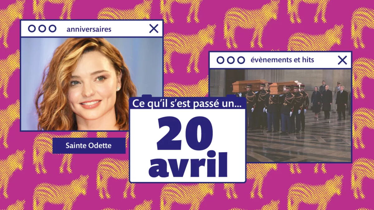 20 avril : naissance de célébrité, signe astro, fête du jour