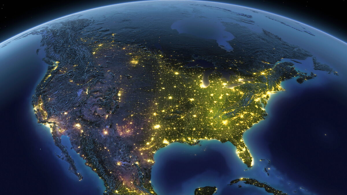 La superficie des États-Unis a augmenté de plus de 1 million de km2 ont ...