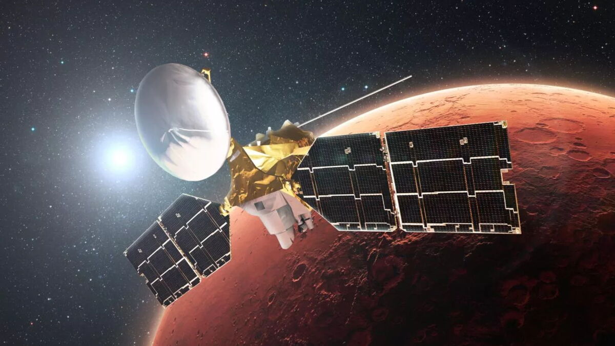 La NASA dévoile la première “image orbitale” du rover Curiosity sur Mars