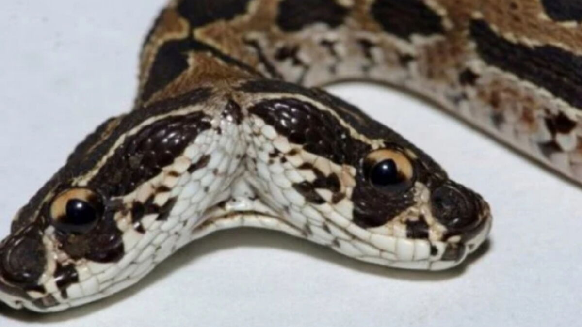 Inde : un serpent à deux têtes a été découvert pour la première fois