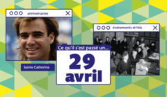 Ce qu'il s'est passé le 29 août (anniversaires célèbres, événements ...