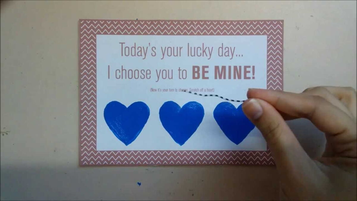 How To Make A Scratch Off Card