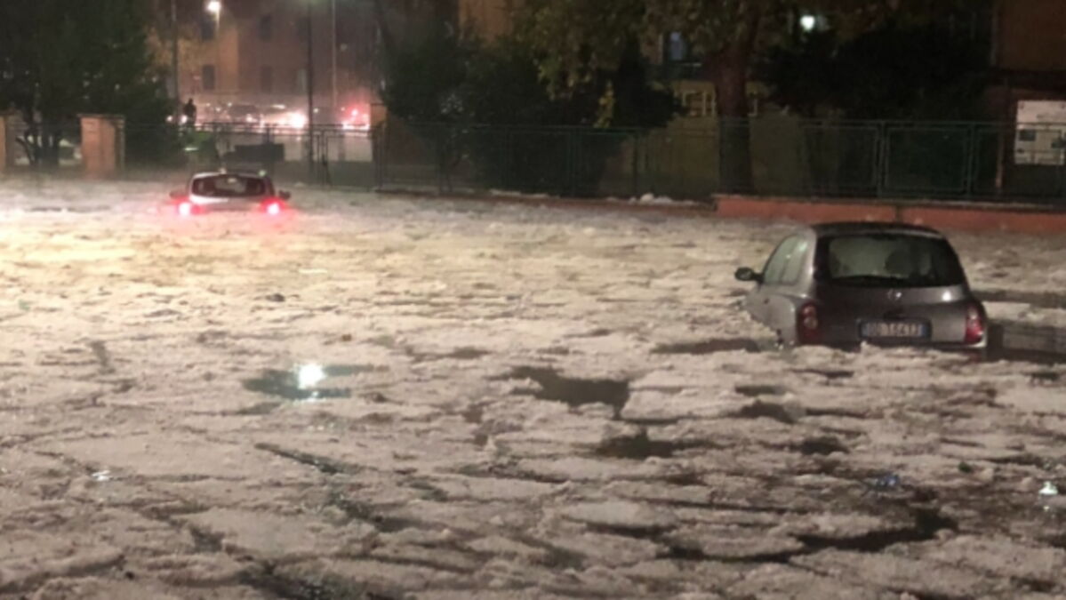 The Huge Hailstorm That Turned Rome Into The Antarctic Ocean