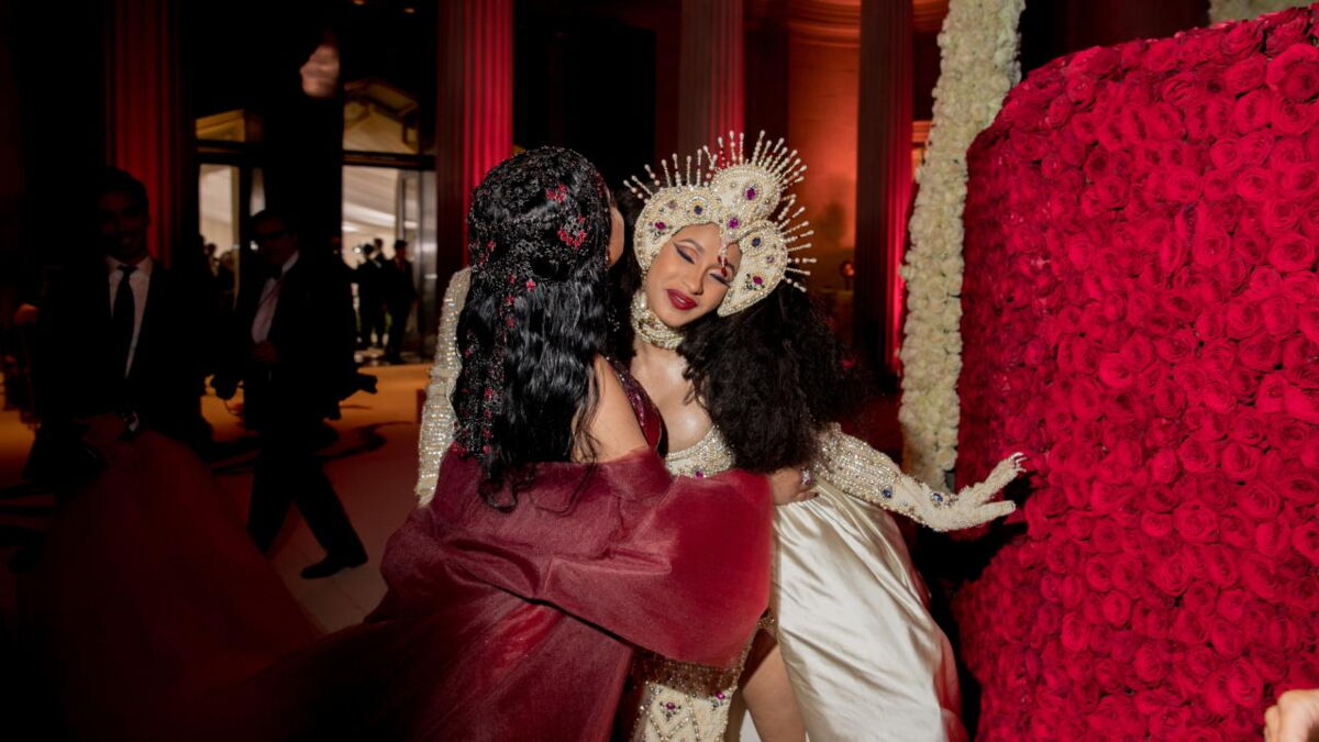 When Cardi B allegedly threw her shoe at Nicki Minaj after she insulted her