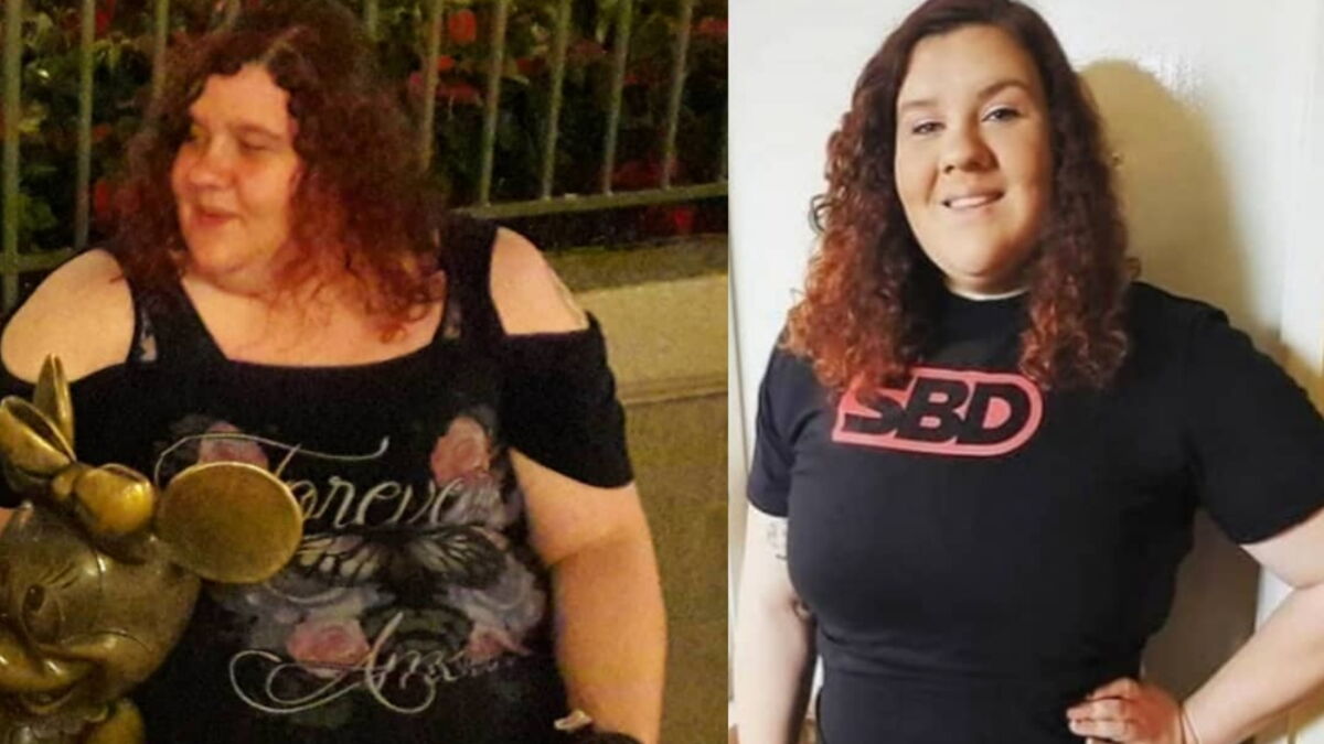 Woman loses nine stone after man takes her to the gym on their first date