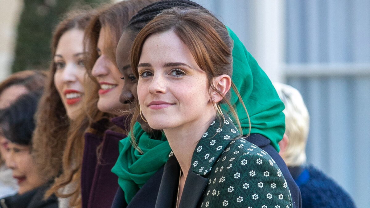 Emma Watson à l'Elysée pour défendre une belle cause