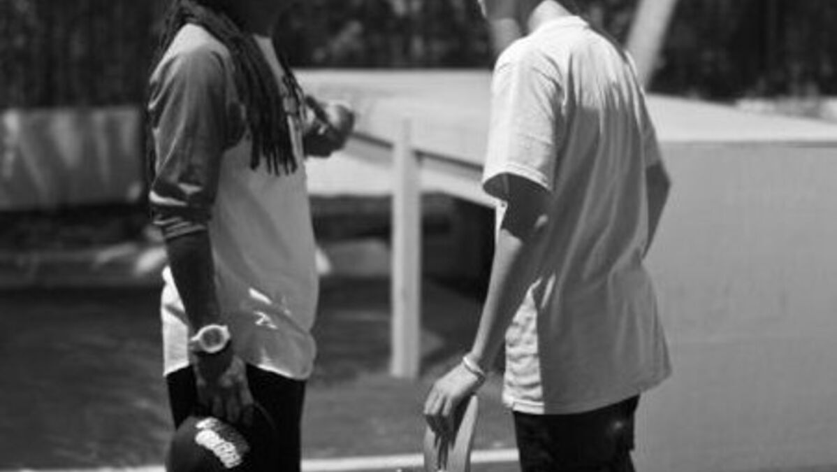 Images Justin Bieber : Il fait du skateboard avec Lil'Wayne