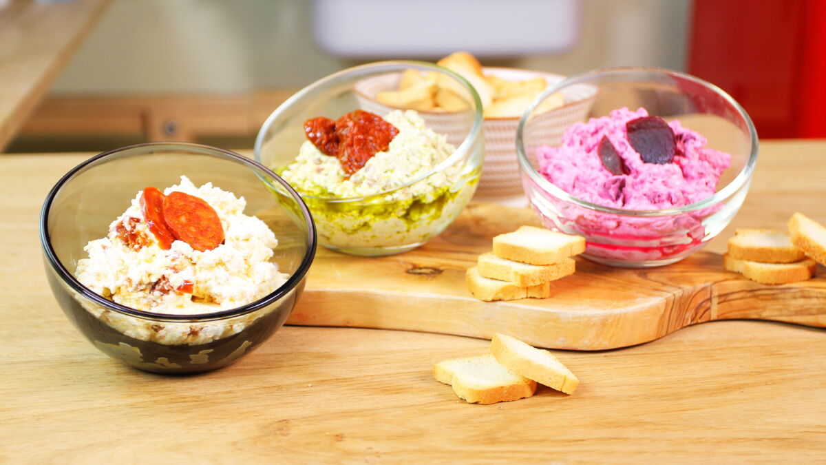 3 dips apéro à faire en 5 min chrono