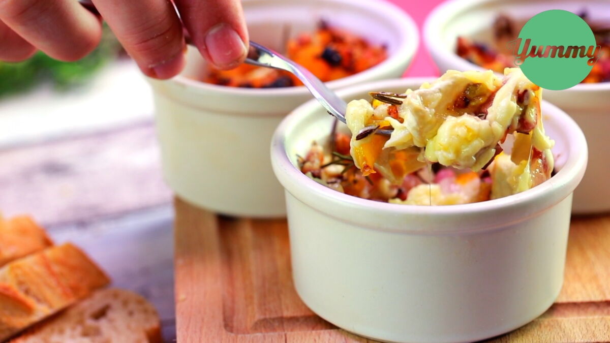 La recette du crumble au brie et aux abricots, le petit plaisir coupable