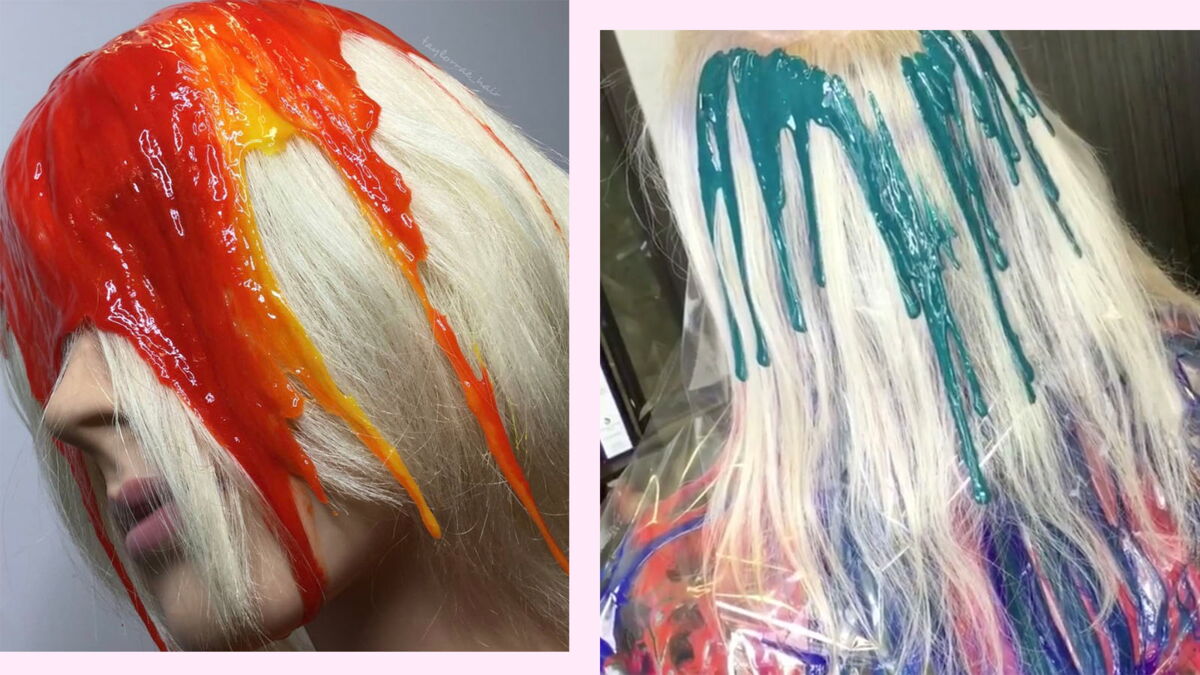 Drip Hair Color : la technique de coloration WTF d'Instagram