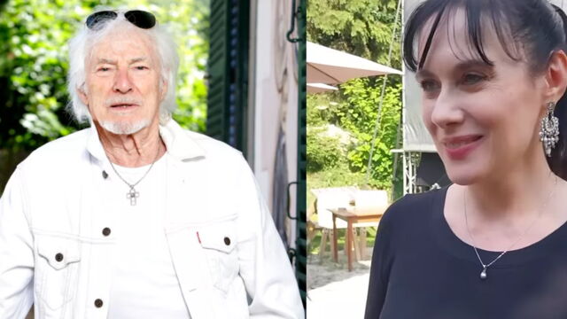 Hugues Aufray, 94 ans et marié à Murielle, de 45 ans sa cadette, a déjà ...