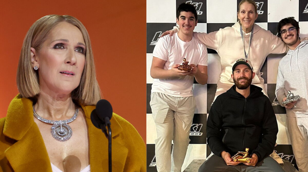 Céline Dion partage un rare cliché avec ses fils : les jumeaux Nelson ...
