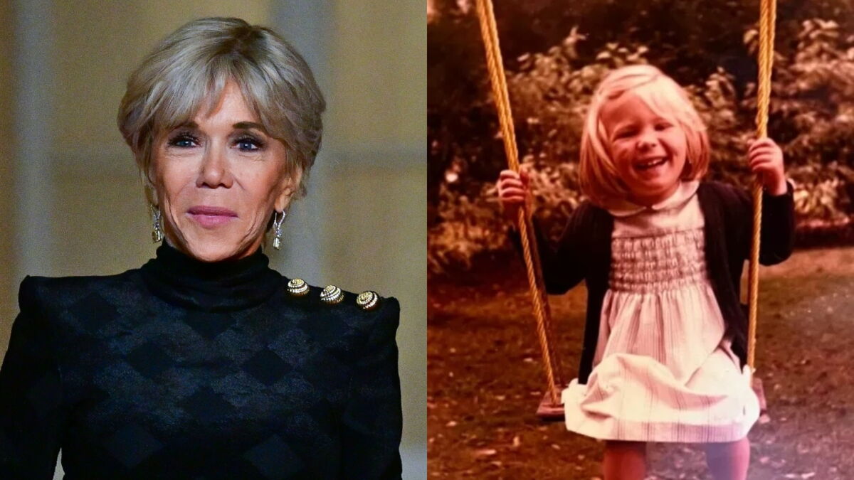 Brigitte Macron : cette rare photo d'elle lorsqu'elle était enfant ...