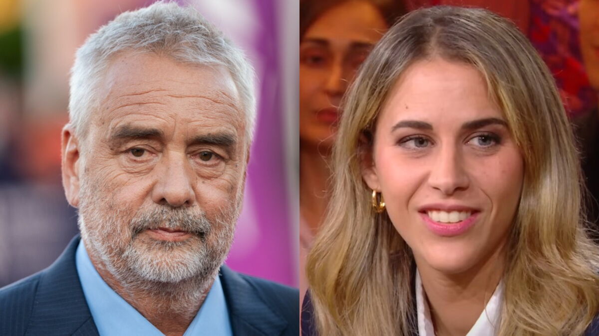 Luc Besson et Sarah Saldmann en couple : ils ont échangé un baiser sur les Champs-Élysée