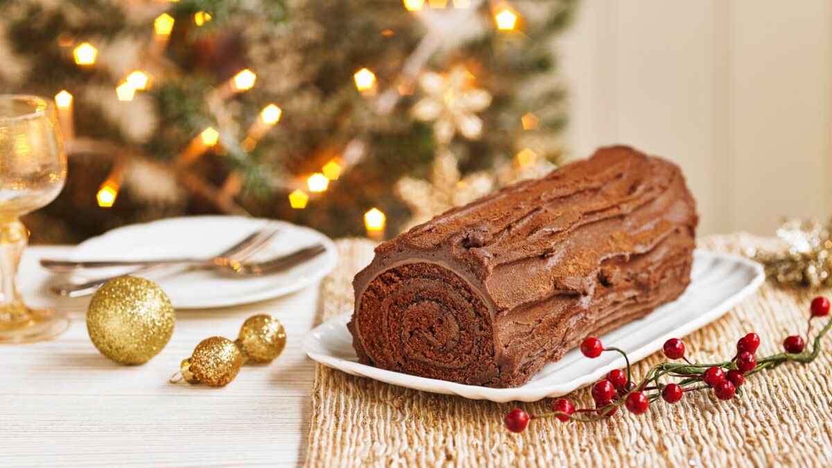Recette de bûche de Noël sans gluten délicieuse