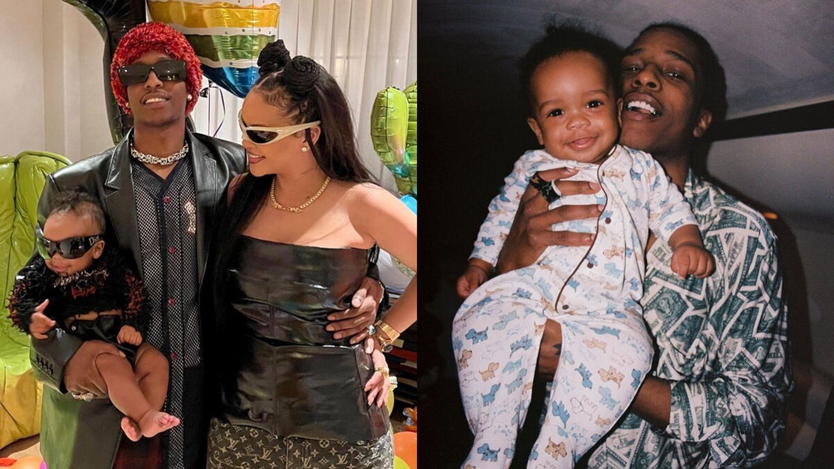 Rihanna et ASAP Rocky : le couple dévoile de tendres clichés de leur ...