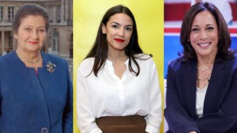 Simone Veil, Alexandria Ocasio-Cortez, Kamala Harris... Ces femmes ...