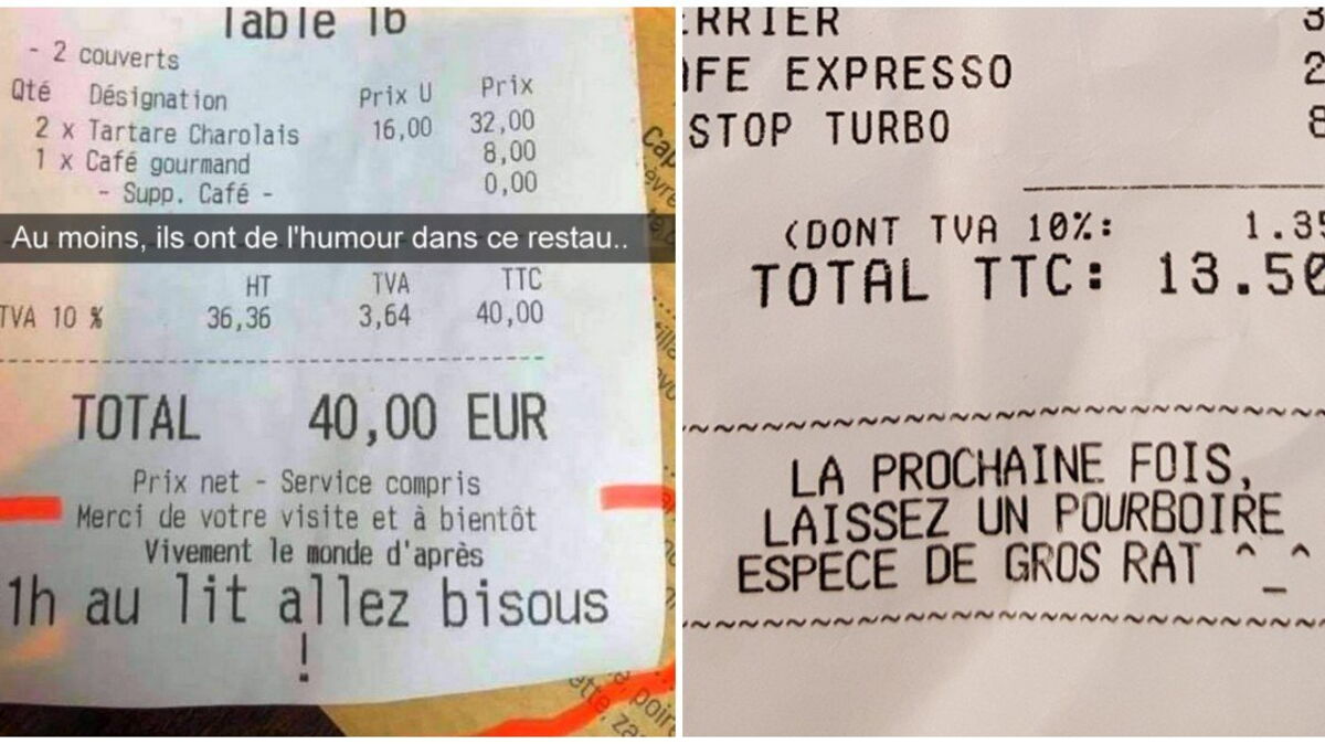 Tickets de caisse, le top 10 des messages improbables