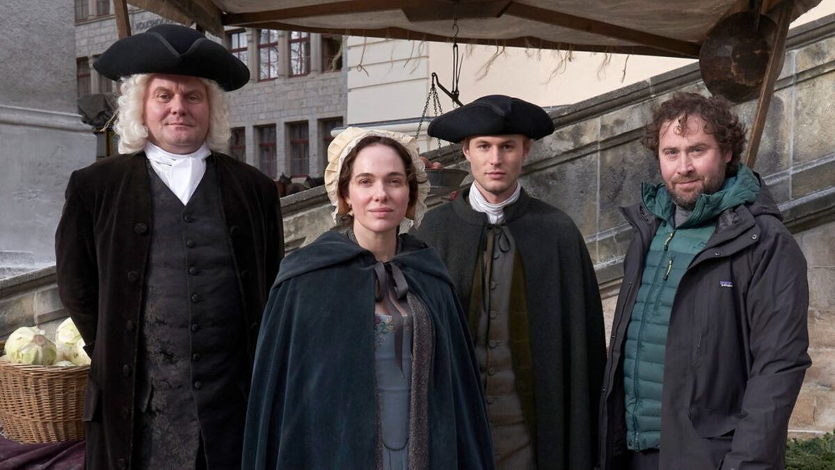 Devid Striesow und sein Sohn drehen "BACH - Eine Weihnachtsgeschichte"