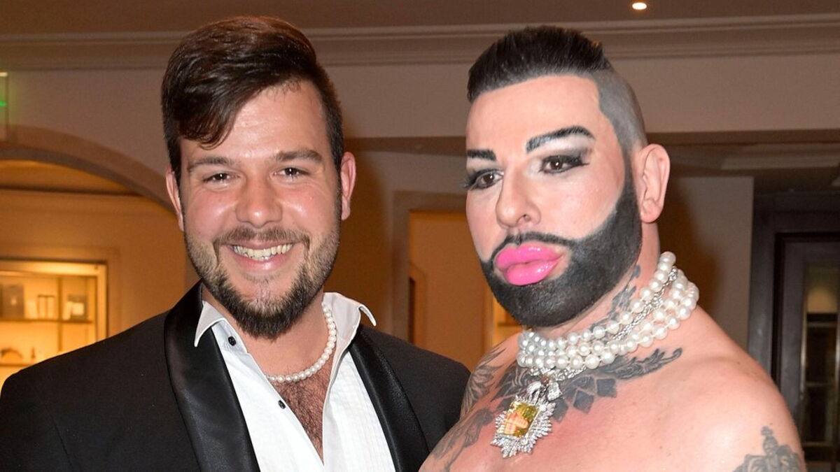 Harald Glööckler und CDU-Politiker Marc-Eric Lehmann sind kein Paar