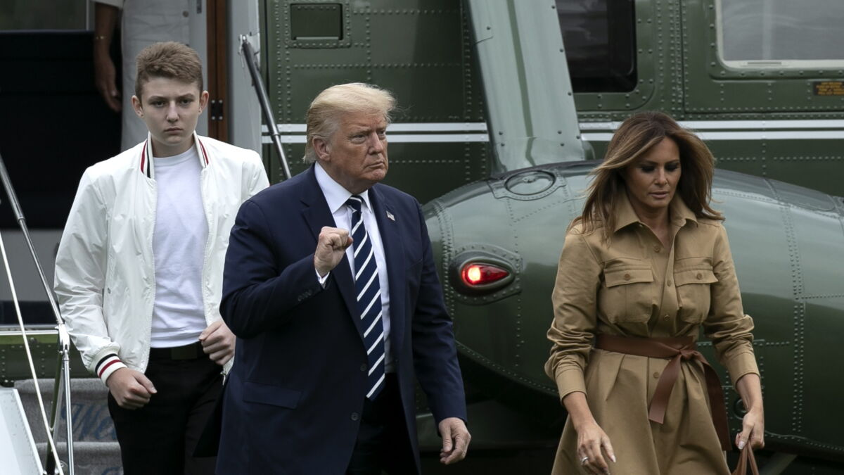 Donald Trump: Sohn Barron hätte fast einen anderen Namen erhalten