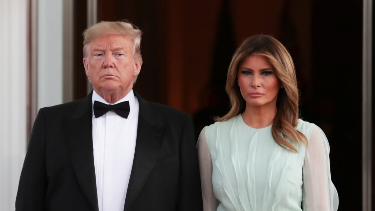 Donald Trumps Frau Melania soll "wütend" gewesen sein, weil er Sohn ...