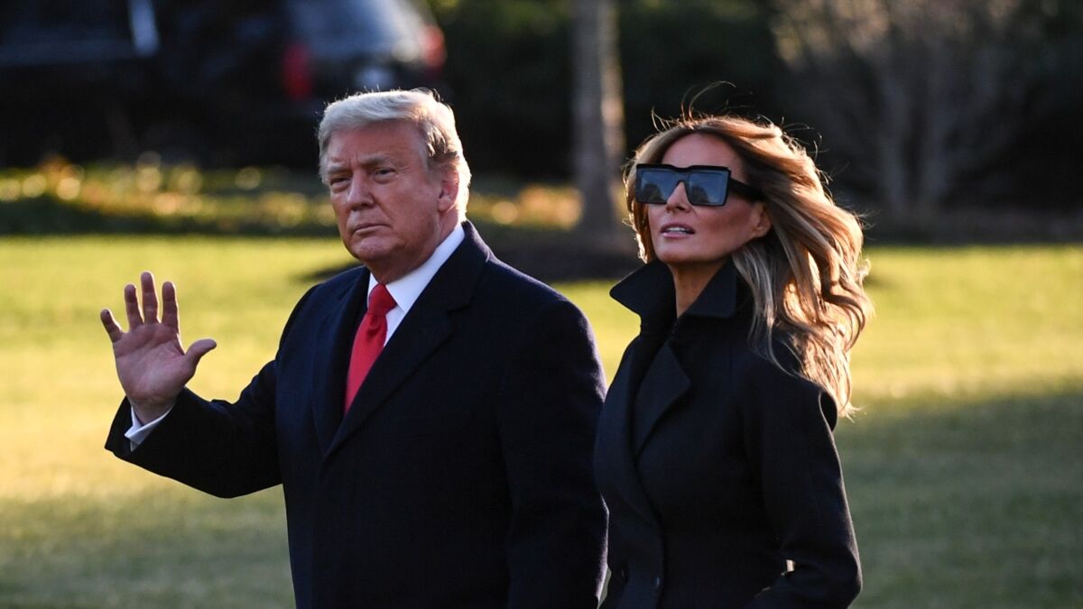Melania Trump räumt mit Trennungsgerüchten auf Melania Trump räumt mit Trennungsgerüchten auf