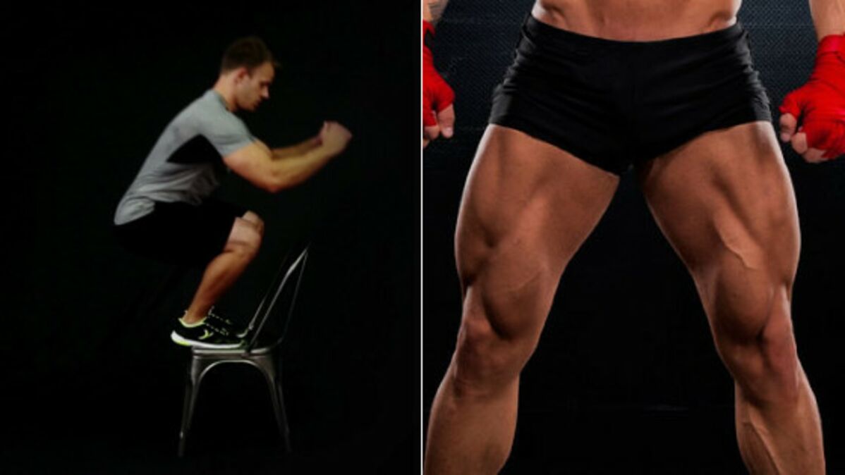 Exercice musculation jambes : Comment faire des sauts de chaise ... Exercice musculation jambes : Comment faire des sauts de chaise ...