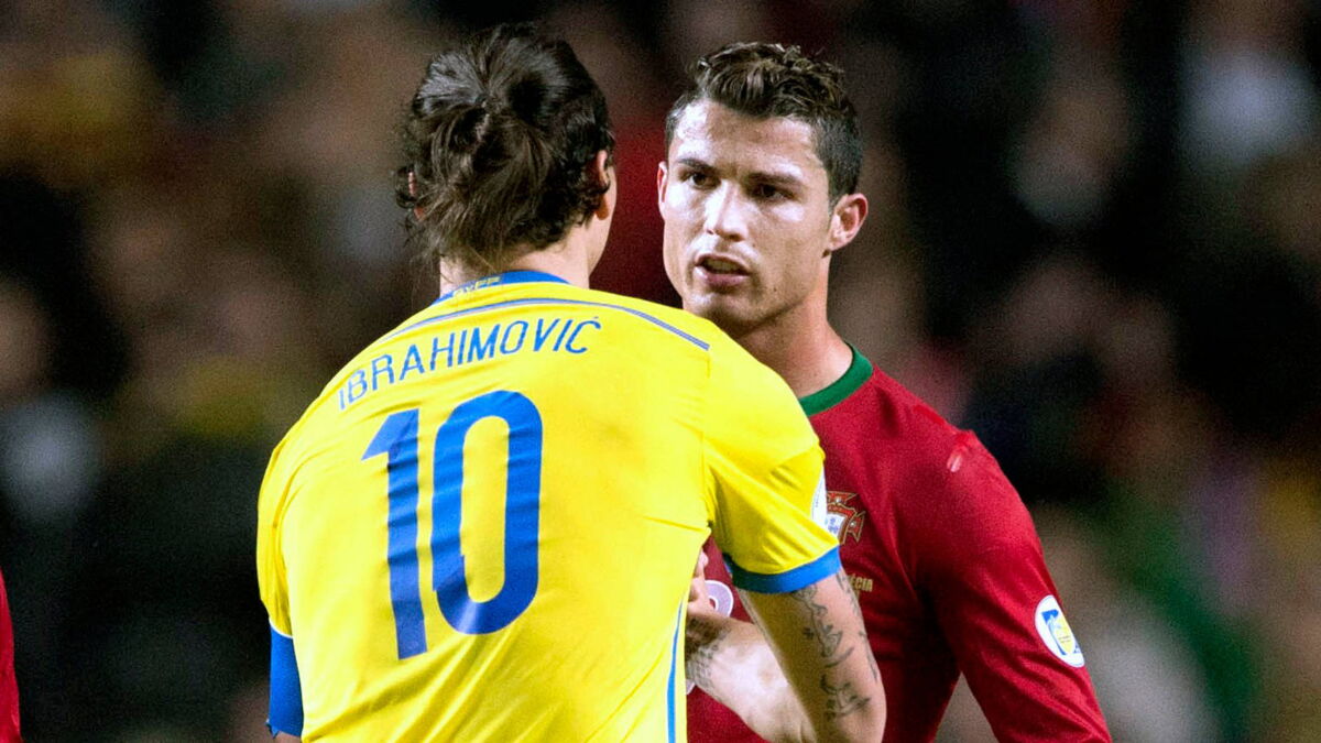 Les buts de Cristiano Ronaldo et Zlatan Ibrahimovic vus par les deux stars