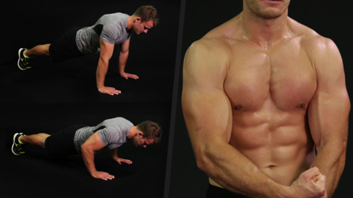 Exercice musculation pectoraux : Comment faire des pompes classiques ...