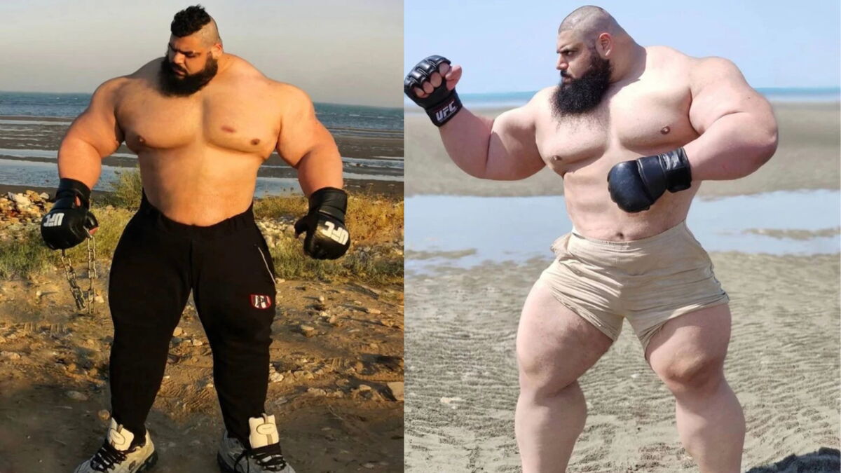 Le "Hulk Iranien" au plus mal après son KO subi lors de son premier combat de boxe anglaise