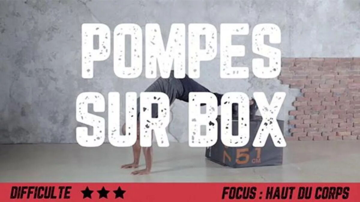 Exercice musculation : comment faire des pompes sur box pour renforcer ...