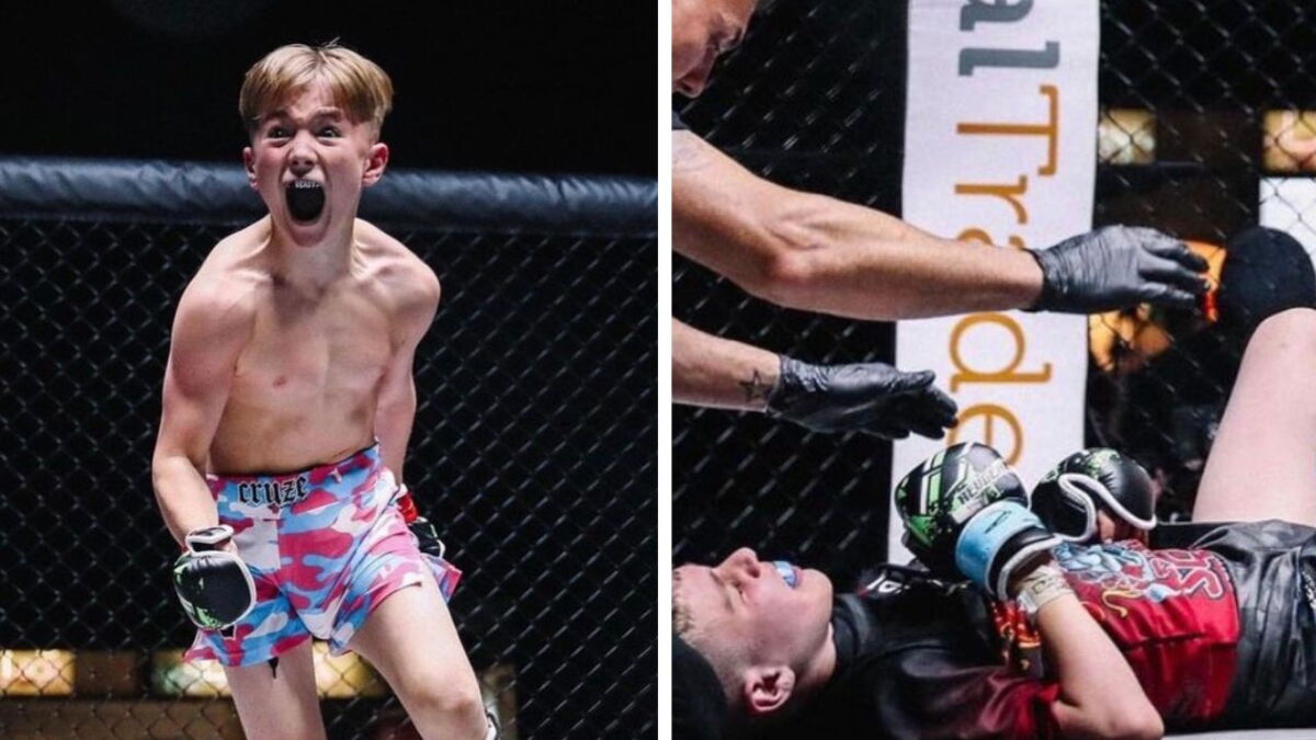 À seulement 13 ans, ce prodige du MMA obtient sa 1ère victoire grâce à ...
