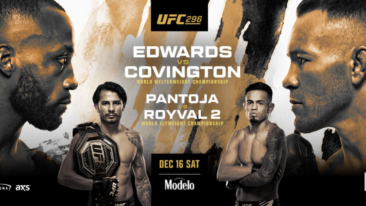 UFC 296 Edwards vs Covington : streaming, date, heure, chaine TV ...
