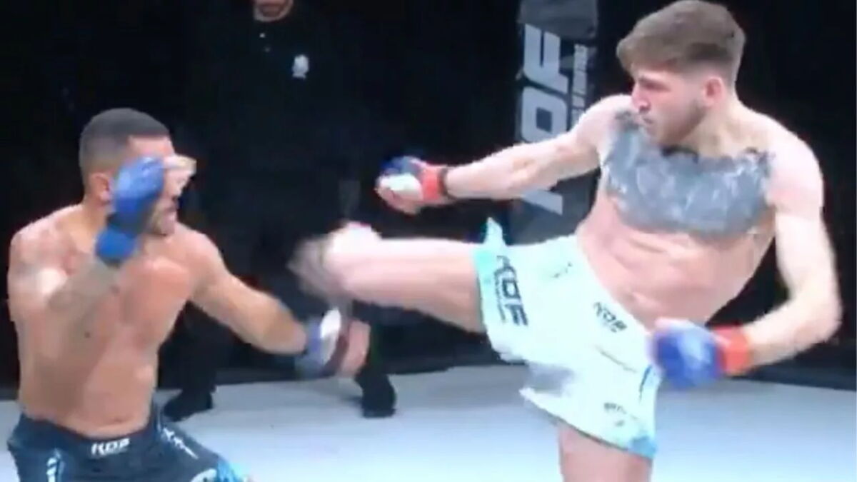 Ce prodige du MMA français réalise un KO demandé par Jérôme Le Banner ...
