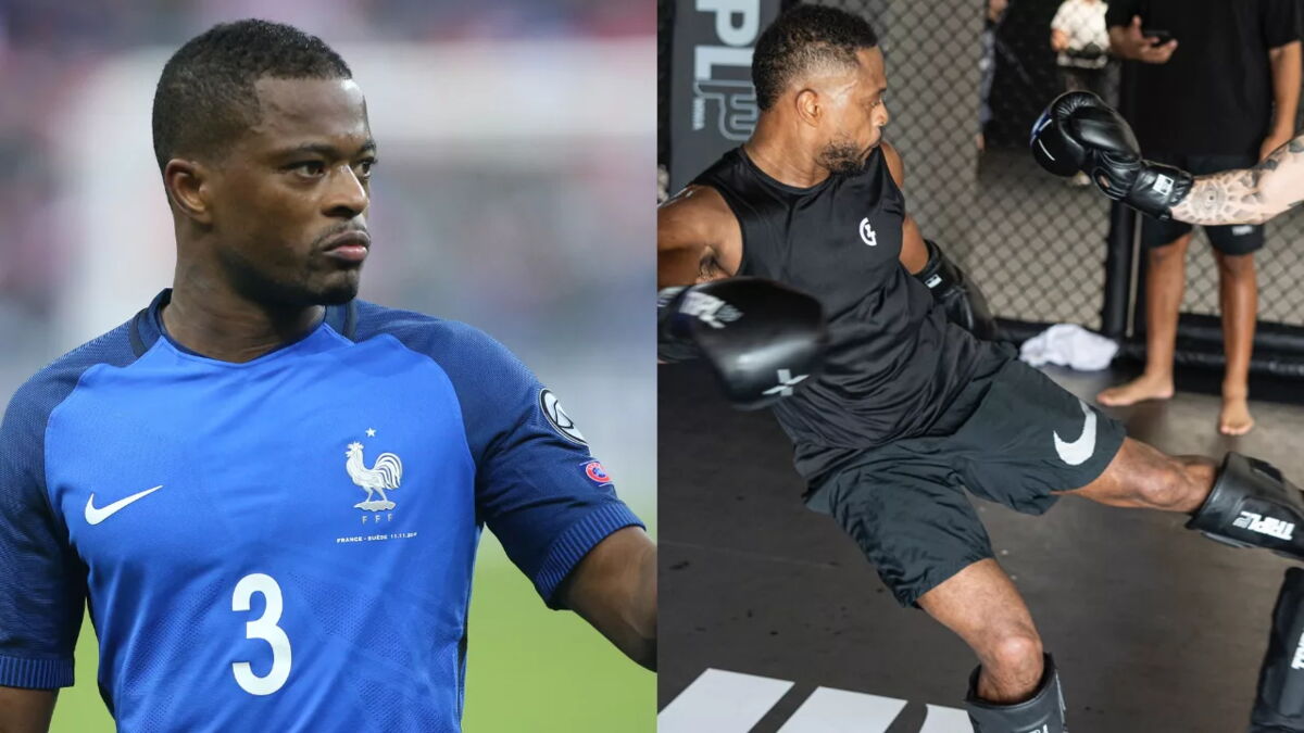 Les premières images de Patrice Evra à l'entrainement, avant son combat ...