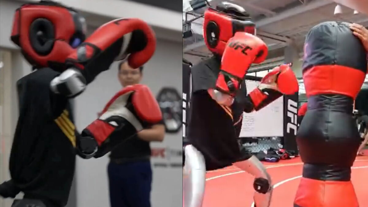 Des robots affrontent des combattants de MMA en Chine